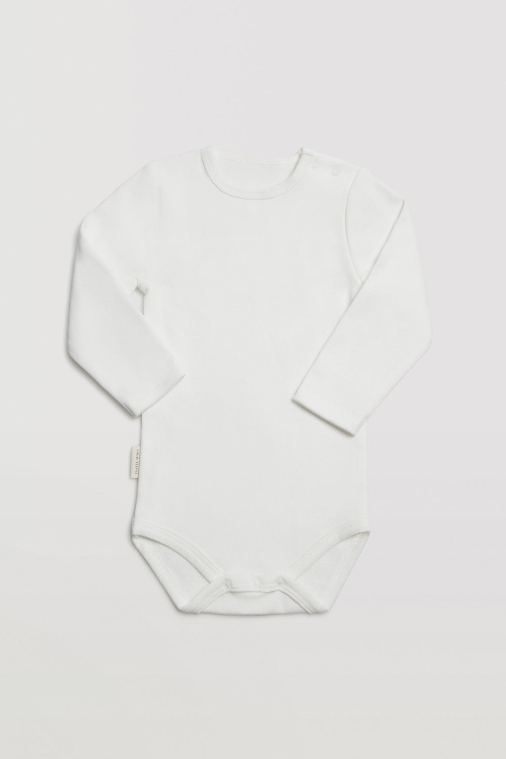 Body bebé básico manga larga blanco